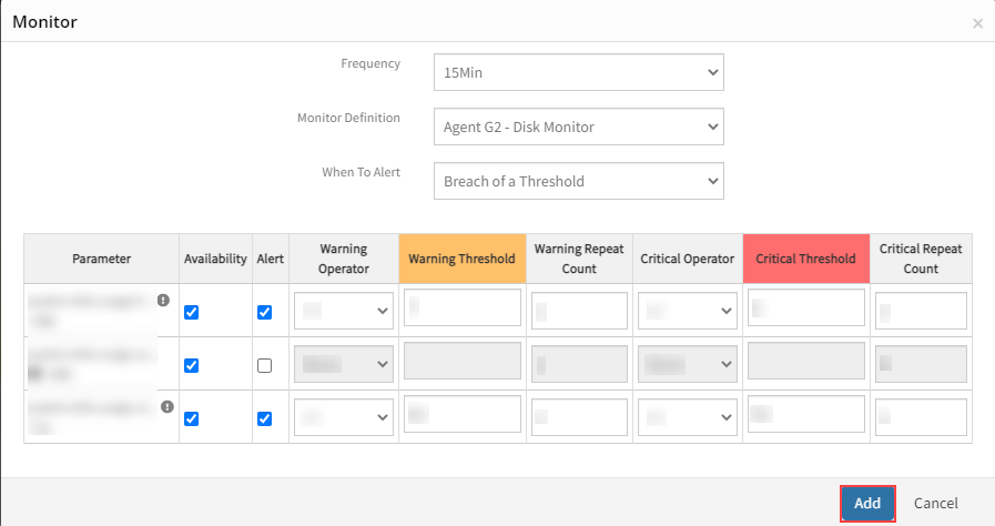 Component Filters Opsramp Documentation